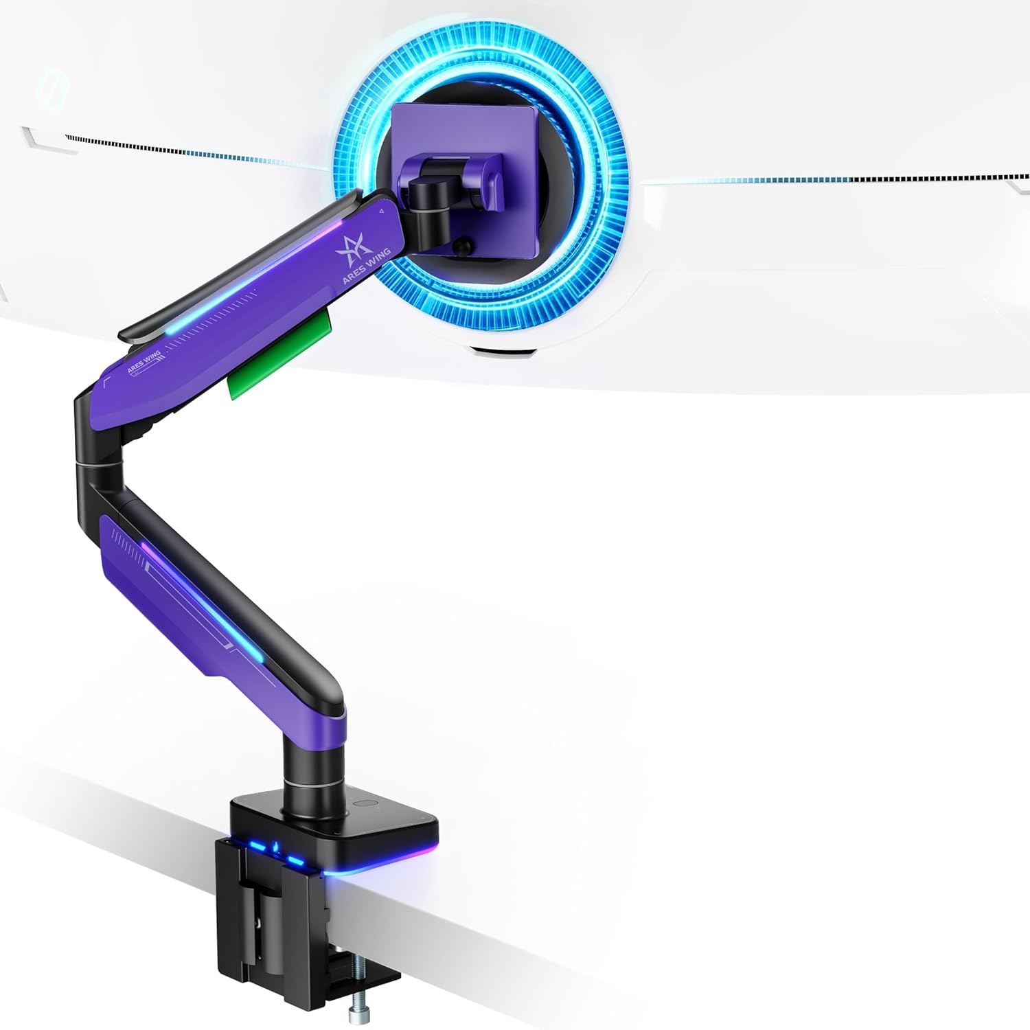 RGB Heavy Duty Monitor Arm | GDT1001LPP – ARES WING