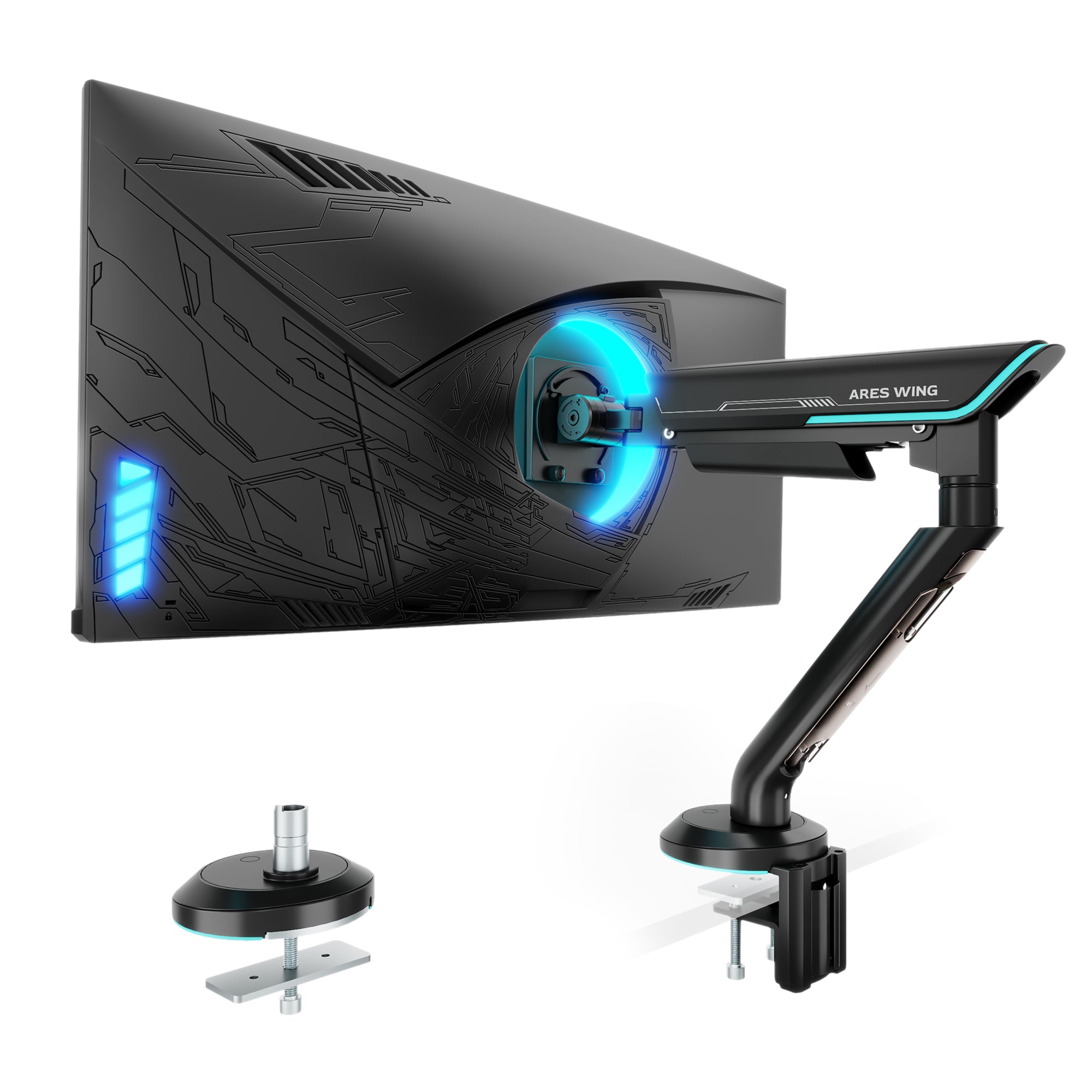 Single Monitor Mount - Black – ARES WING